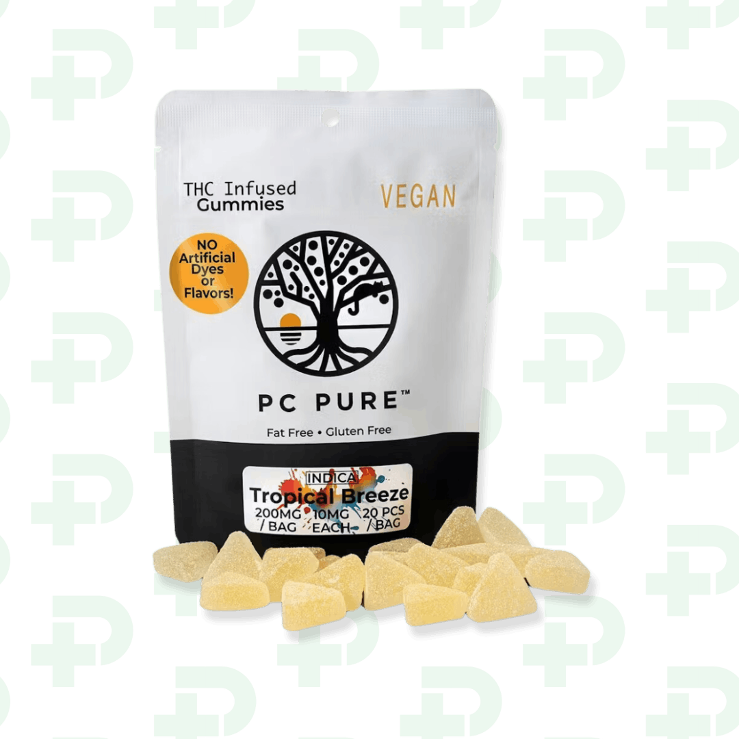 PC Pure 200mg Gummy - Indica - TROPICAL BREEZE