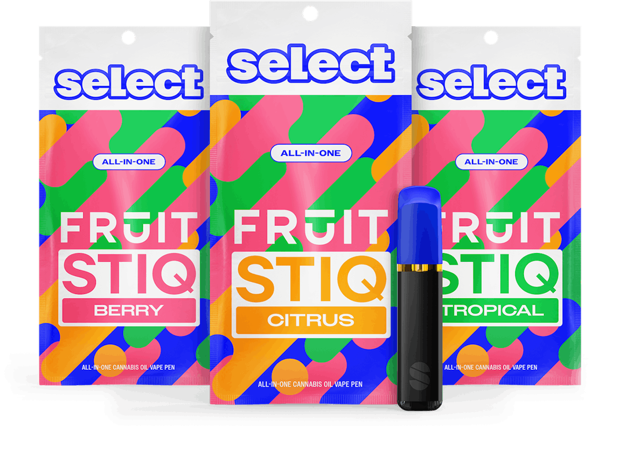 Select Fruit Stiq l Blackberry Blast Vape Cart (Disposable) l 1g ...