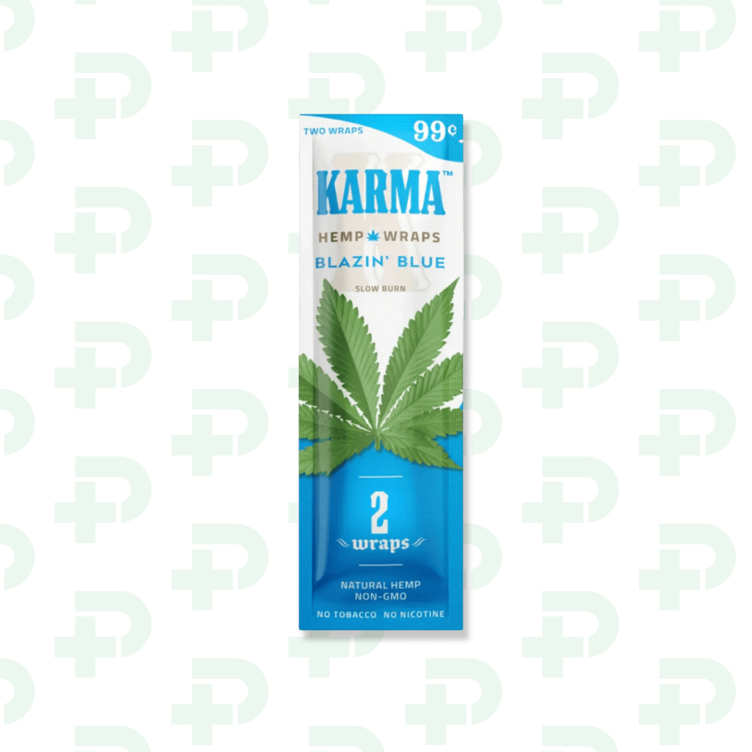 Karma Hemp Wraps 2 Pack Blazin‘ Blue