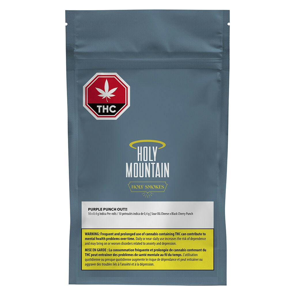 Purple Punch-Out!! Holy Smokes Pre-Roll - 10x0.4g | Sessions Cannabis