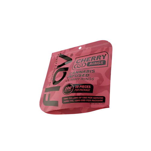 Cherry – 100mg-Distillate Gummy Rings – Flav – Dazed | Cannabis Dispensary,