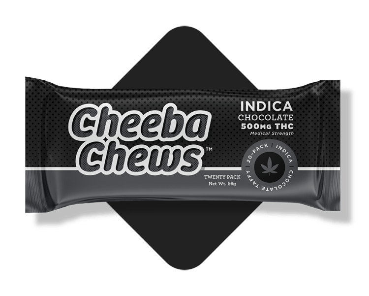 Cheeba Chews Chocolate Taffy - Indica | Native Roots Cannabis