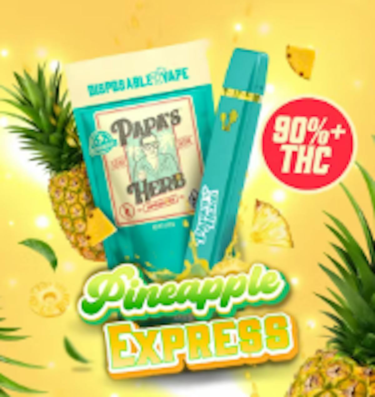 Papa's Herb l Pineapple Express Vape Cart l 1g - Eastern Green Cannabis ...