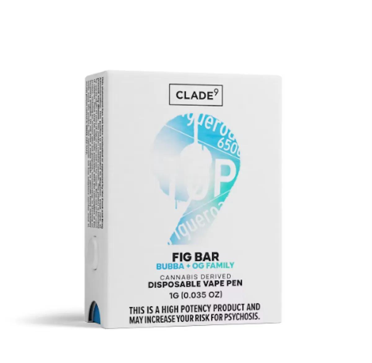 Clade9 Fig Bar 1g Disposable 1g Vaporizers | Clade9