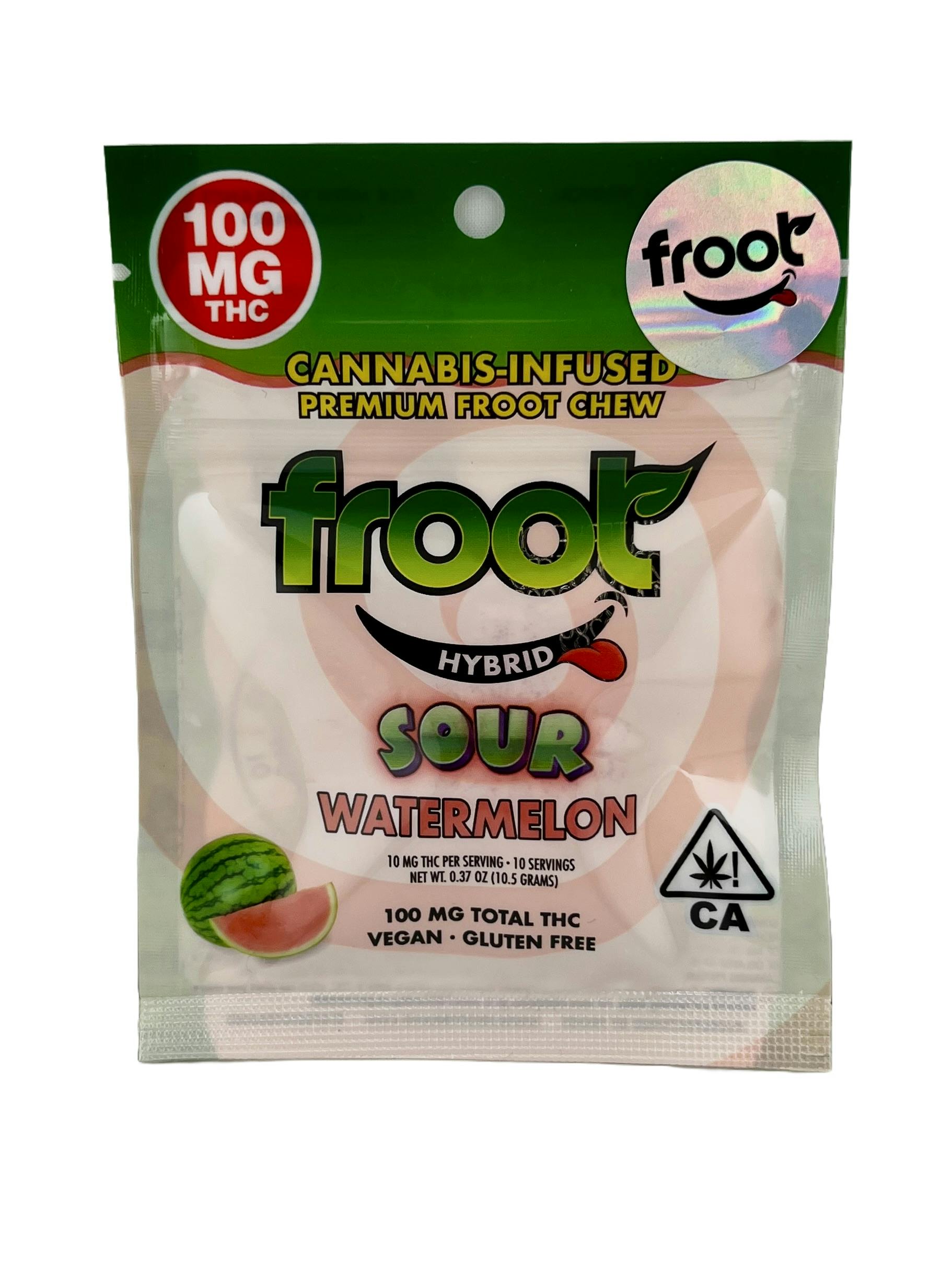 Froot Sour Watermelon 100mg Gummy – LAX CC: Dispensary near LAX