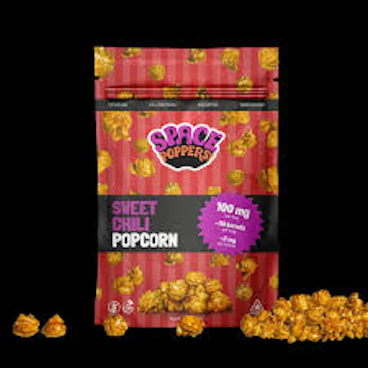 Space Poppers 1:1 Sweet Chili 100mg 50pc (THC:CBD) .1g Edibles | Space ...