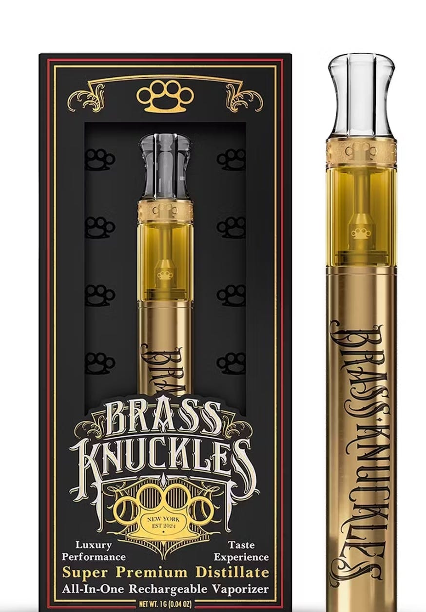 Brass Knuckles Distillate AIO Vape | 1g | Ice Cream Cake | Cannabis