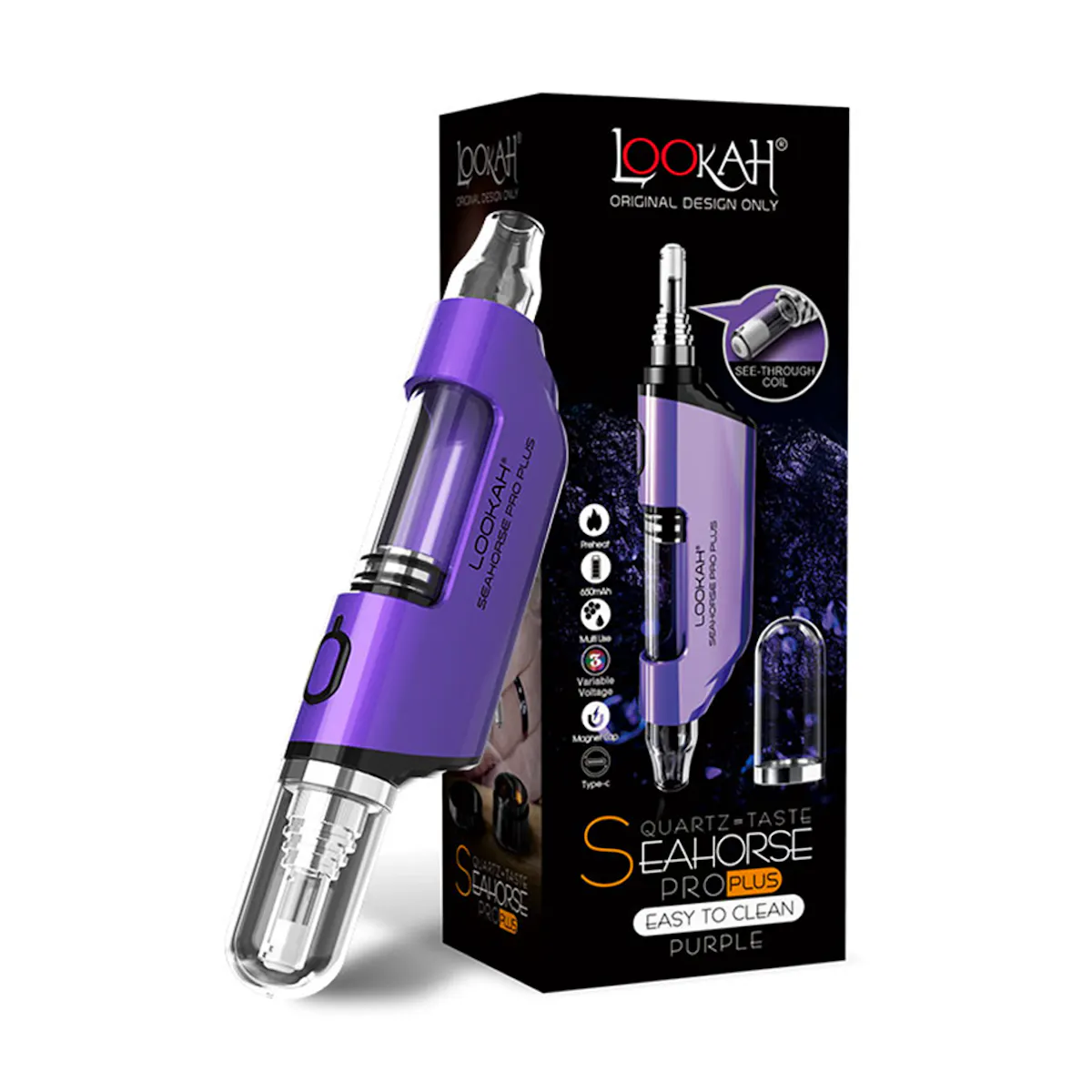 Lookah – Seahorse Pro Plus – – Purple N/A Accessories | Lookah