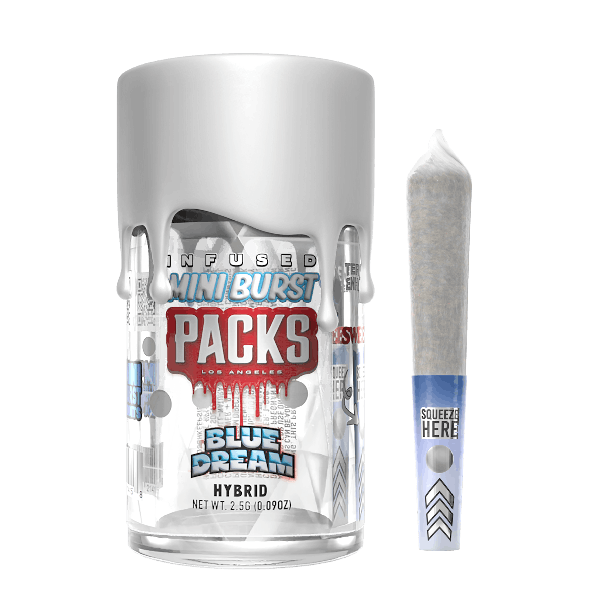BLUE DREAM | Packs Mini Bursts – 5 Pack Infused Mini Joints | 2.5G 2.5g ...