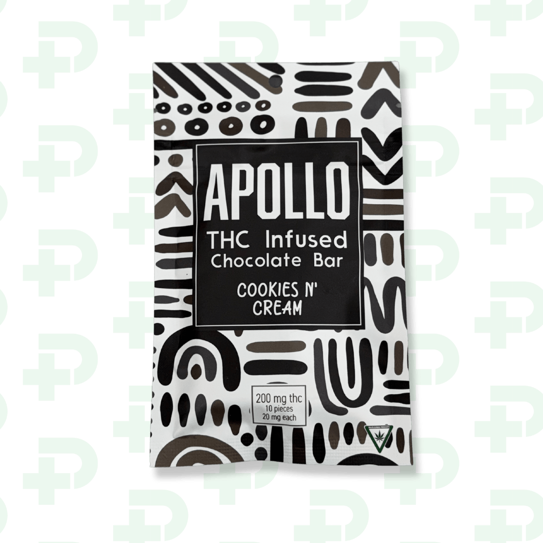 Apollo - Chocolate Bar 200mg - Cookies n Cream