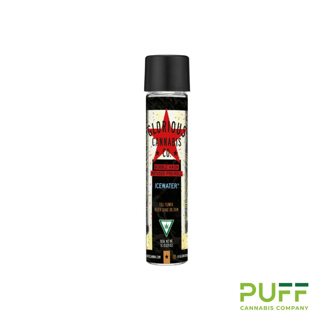 Glorious Cannabis Co. Glorious | Bubble Hash Infused Pre-Roll | Go Blueberry - Puff Cannabis ...