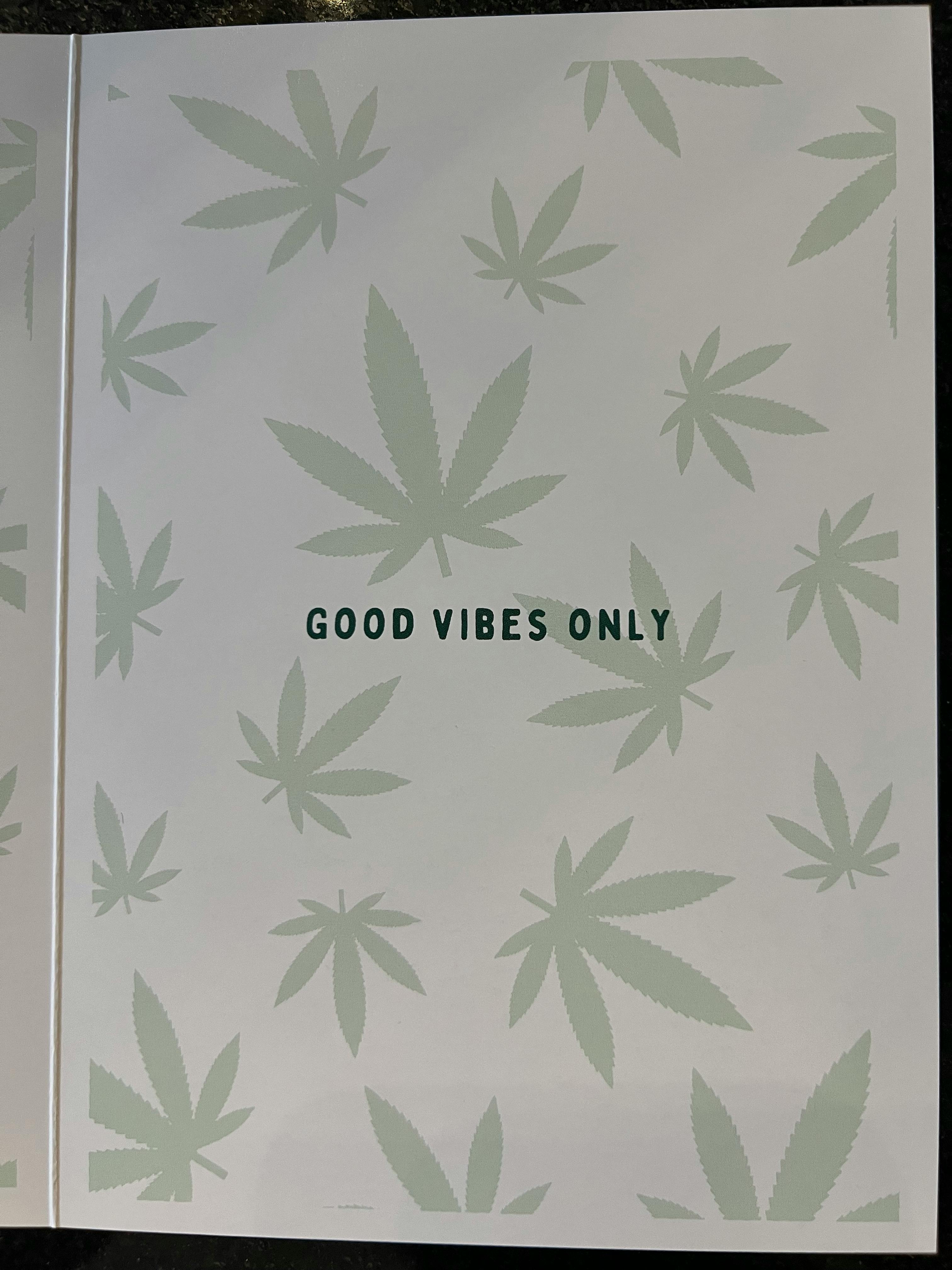 Good Vibes Only - Greeting Card in Boston - Good Vibes Only - Greeting ...
