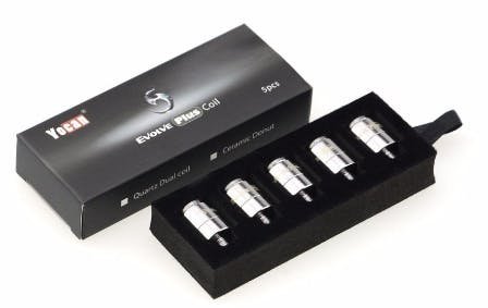 Yocan Evolve Plus Dual Quartz Atomizer 5 Pack | National Holistic ...
