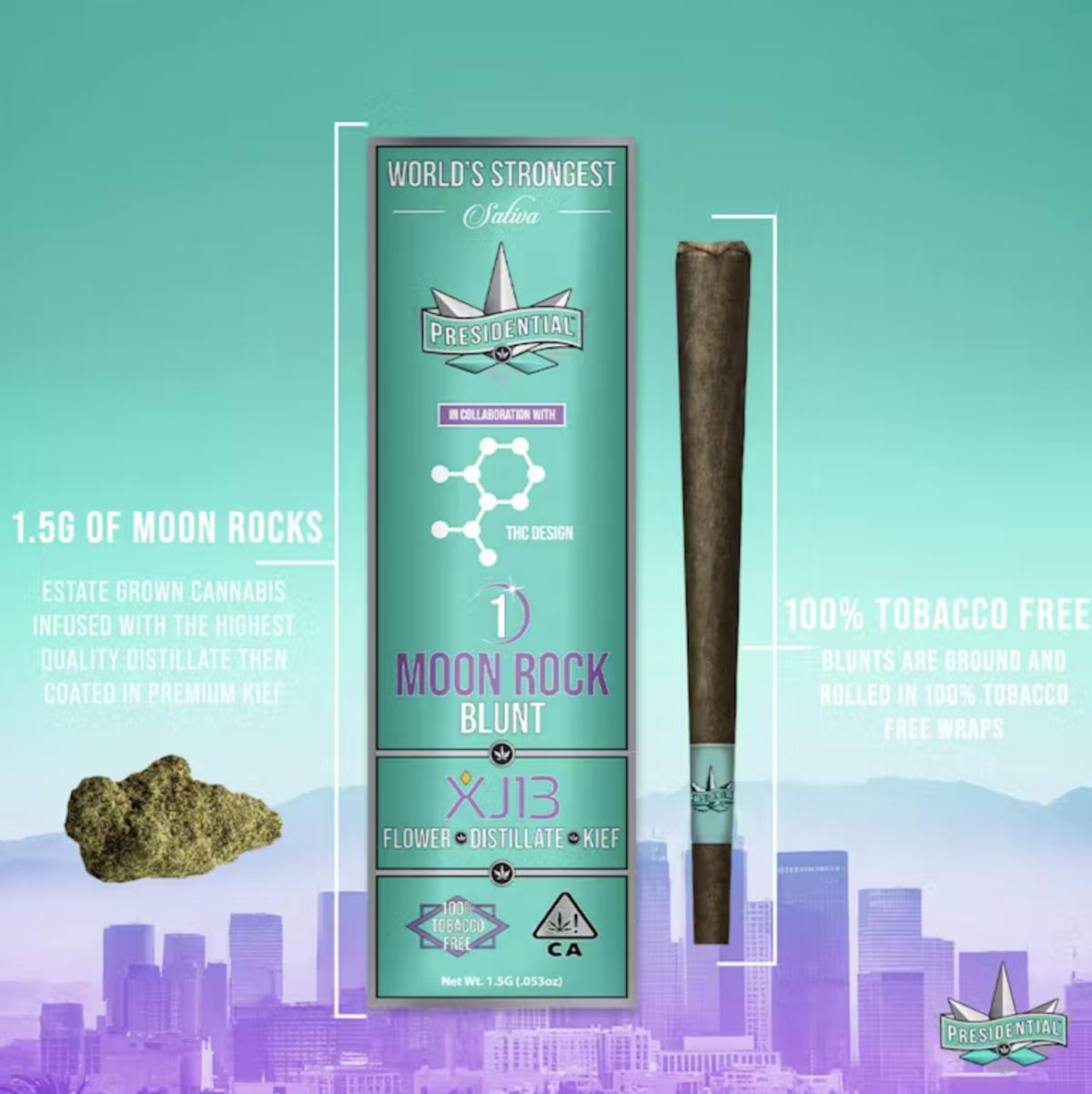 Presidential Moon Rock Blunt - XJ-13 - ZenZest - Presidential Moon Rock ...
