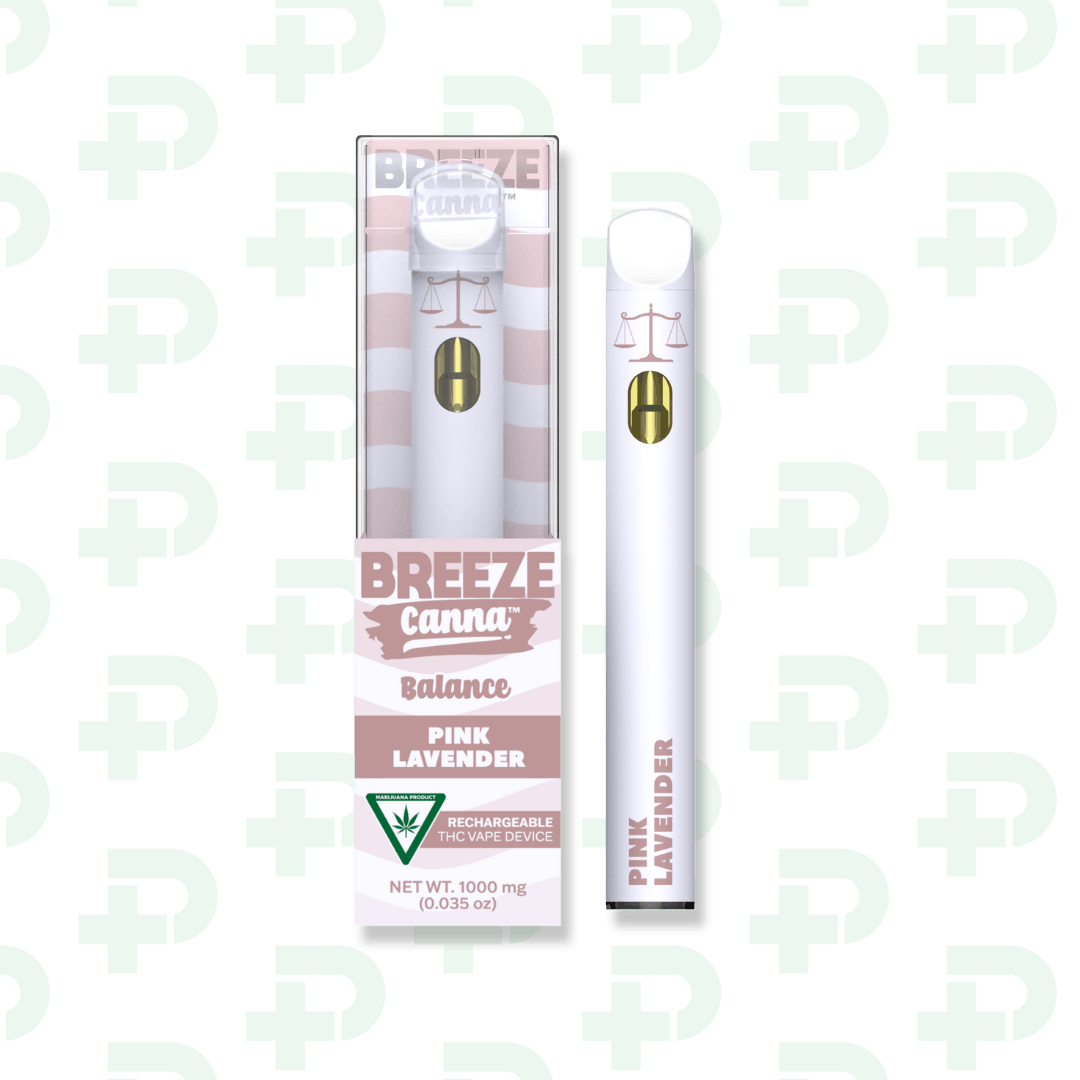 Breeze Canna Plus Balance Vape - 1g - Pink Lavendar