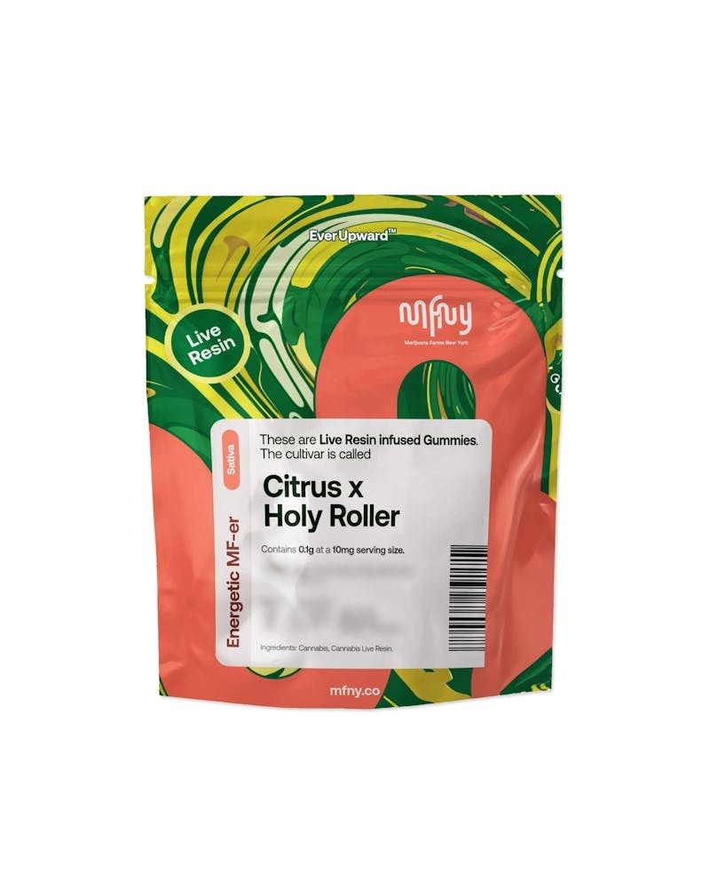 Citrus x Holy Roller | 10 Pack | Gummies | THC: 100mg by MFNY | Buy ...