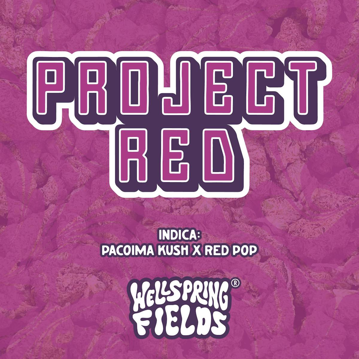 Project Red | 2.83 2.83g Flower | Wellspring Fields