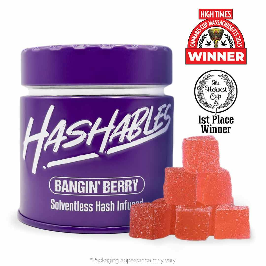 Hashables Bangin' Berry | Hash Rosin Gummies [20pk x 5mg] - Union Chill ...