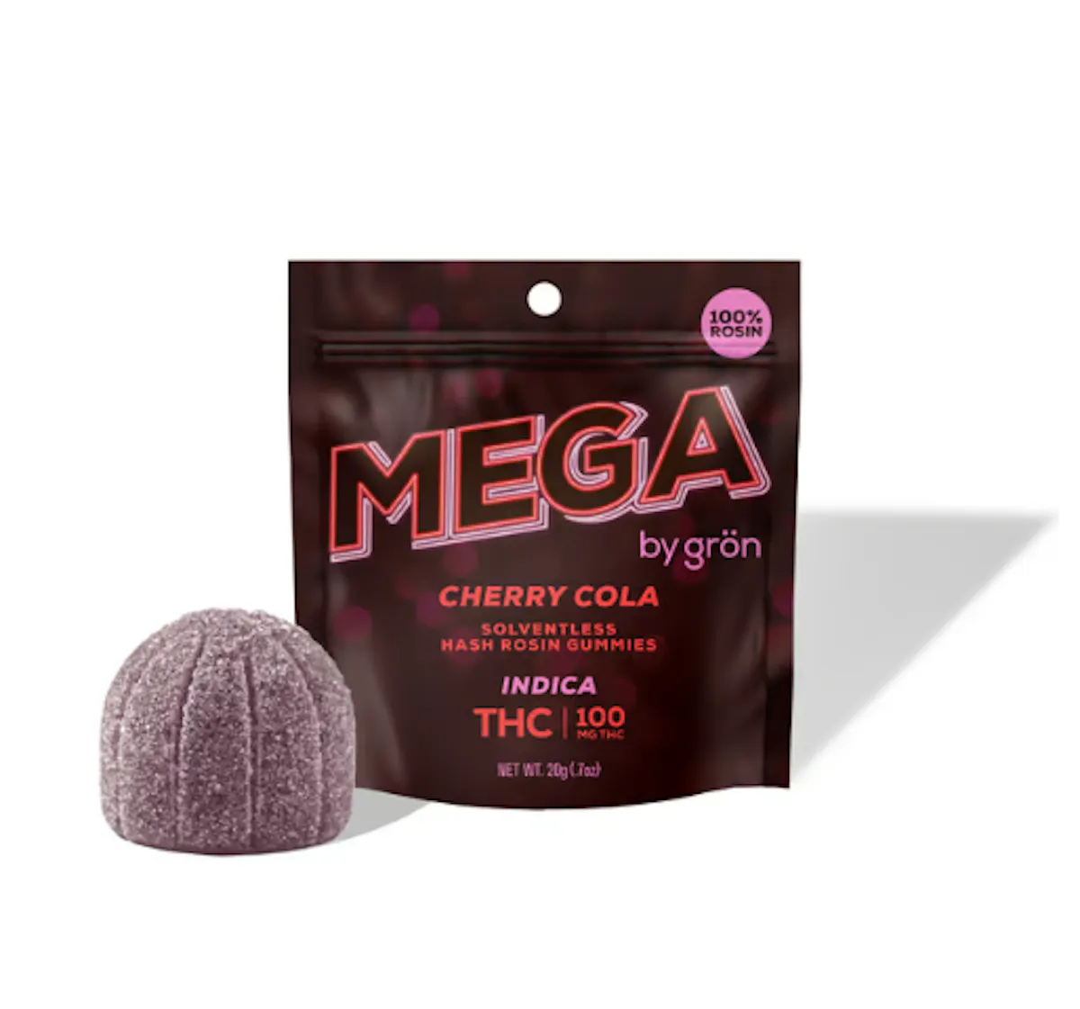 Gron Cherry Cola MEGA Pearl 100mg .1g Edibles | Gron