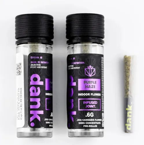 Dank | Purple Haze | Infused Preroll | 0.6g - ZenZest - Dank | Purple ...