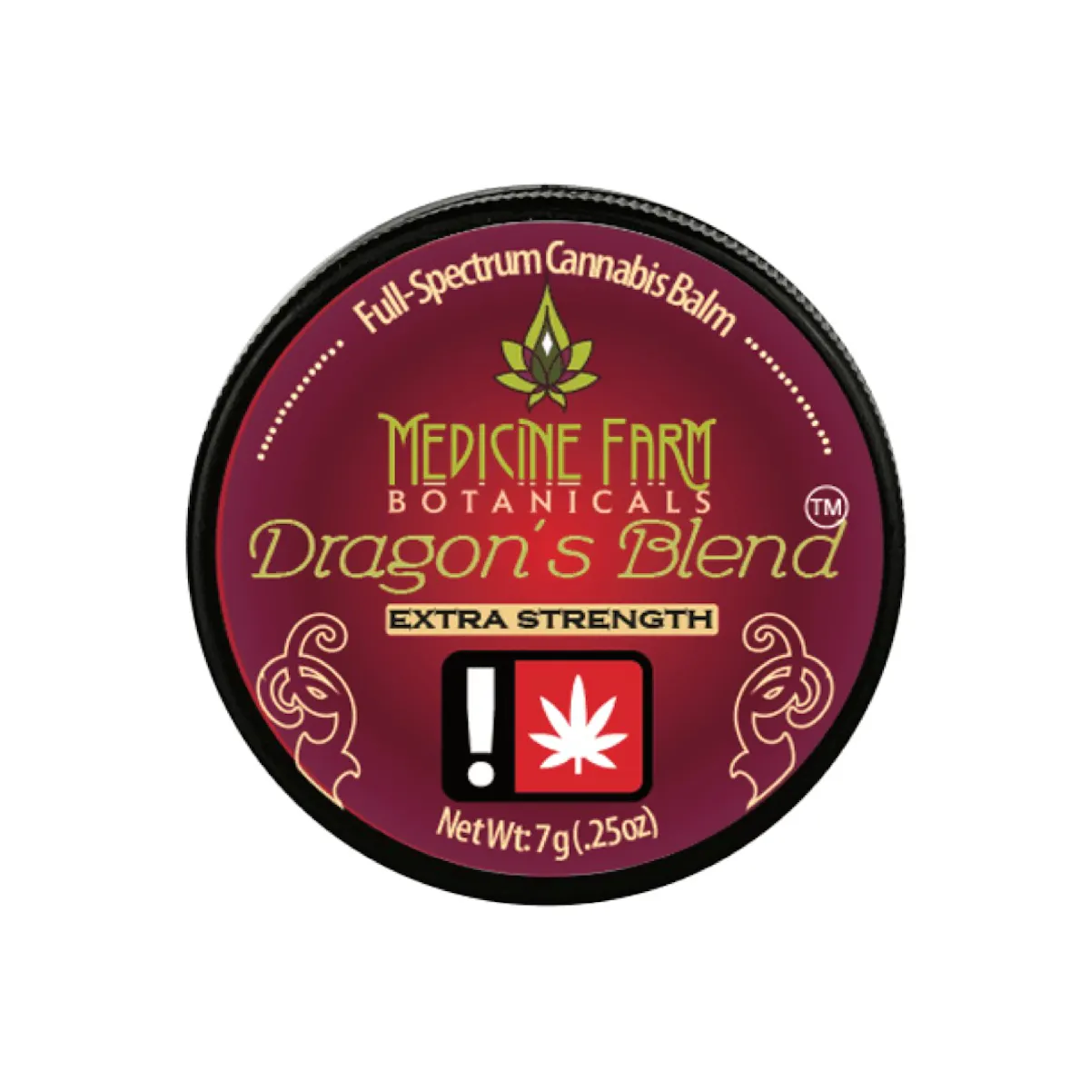 Medicine Farm Botanicals 0.25oz 500mg CBD DRAGON’S BLEND Soothing Hemp ...
