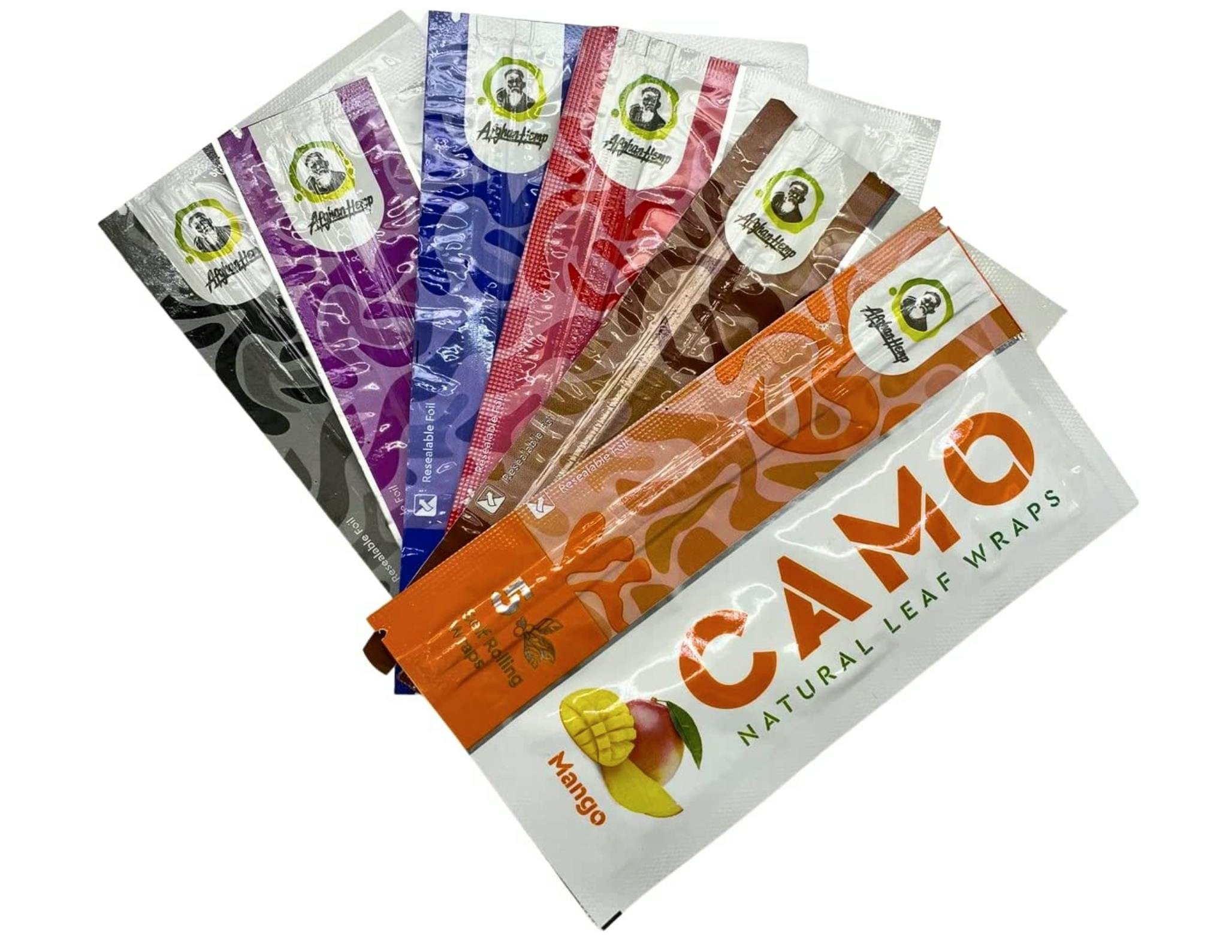 Camo Camo | Natural Leaf Wraps | Self-Rolling | Vanilla - Star Buds ...