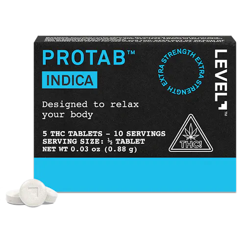 Shop LEVEL Indica Protab Extra Strength THC Tablets - 5ct | ALTA