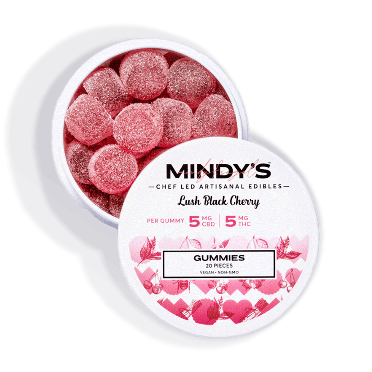 Lush Black Cherry | 20-pack .1g Edibles | Mindy's Edibles
