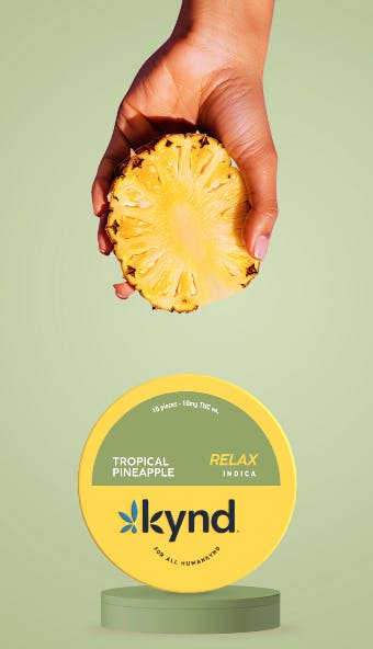Kynd Relax Tropical Pineapple Gummies - Doobie Kynd Relax Tropical Pineapple Gummies - Doobie
