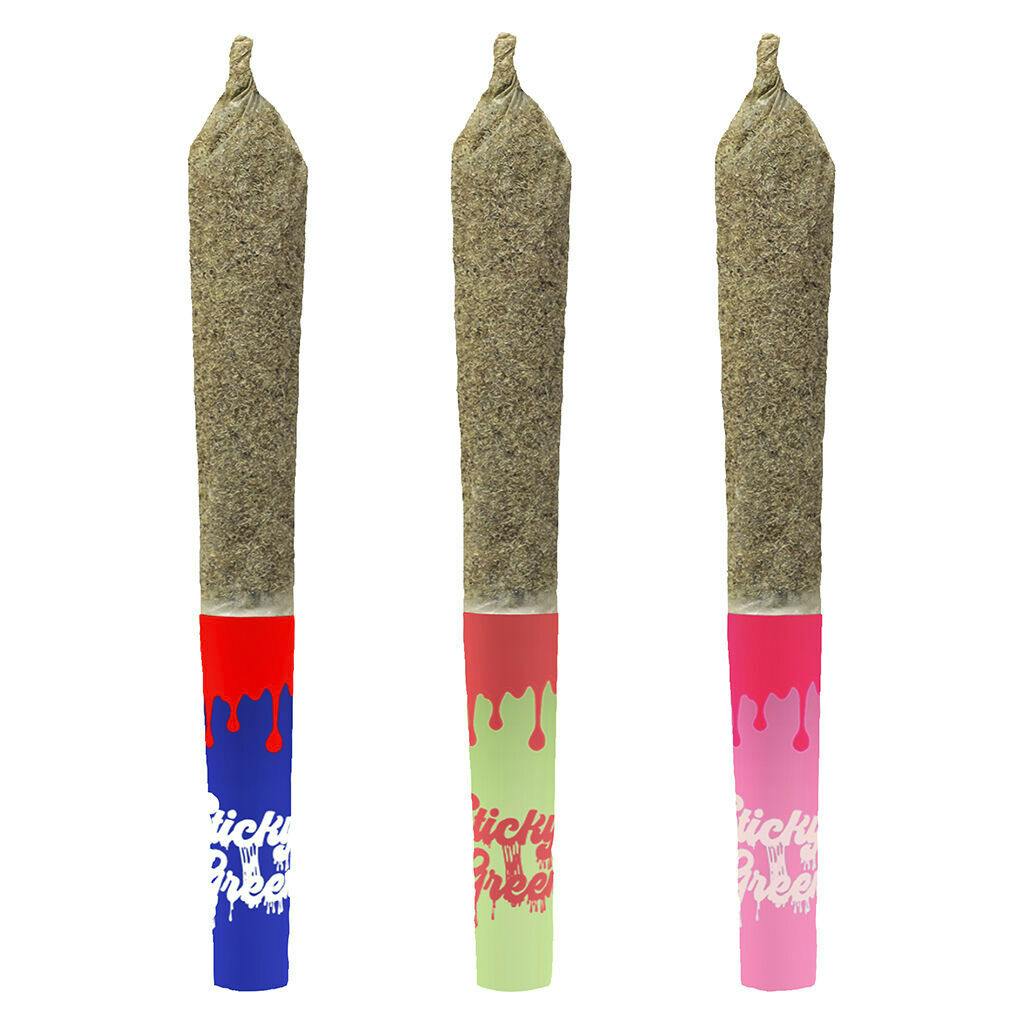 Sticky Greens - Tasty Trio Vol2 - Kief Coated Infused Pre-roll Multipack - 3x0.5g | Sessions ...