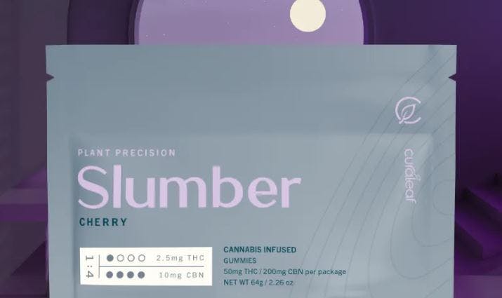 Plant Precision 1:4 Cherry Slumber CBN gummies 20pk 50mg