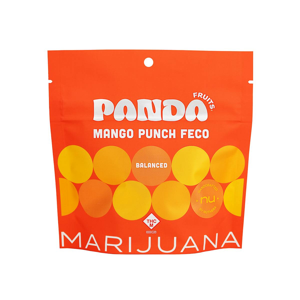 Panda Fruits Mango Punch FECO 100mg | 20pk 100mg Edibles | Panda Fruits
