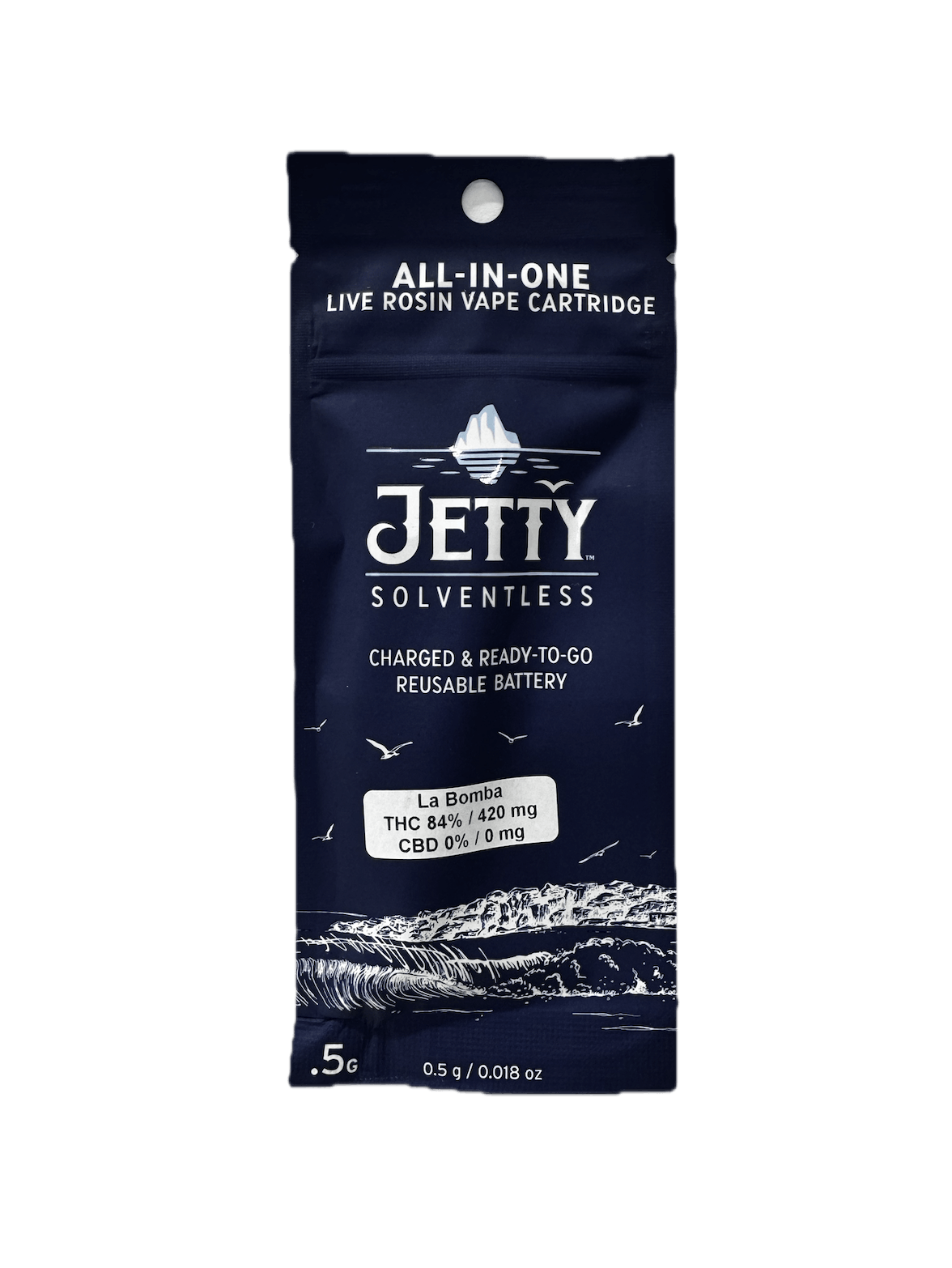 The Flowery NY | JETTY La Bomba Live Rosin 0.5g Disposable