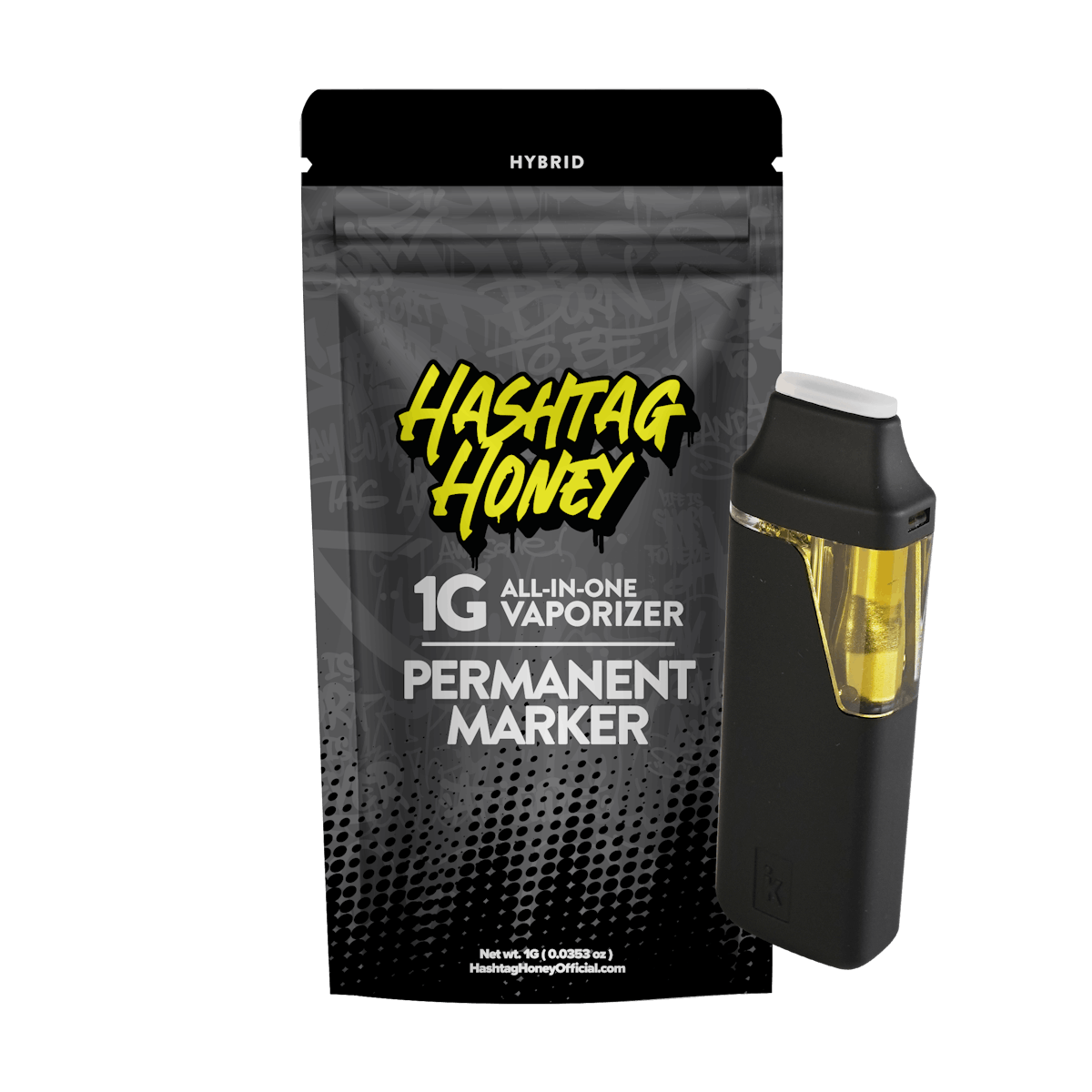 Hashtag Honey Disposable Vape Permanent Marker - ZenZest - Hashtag ...