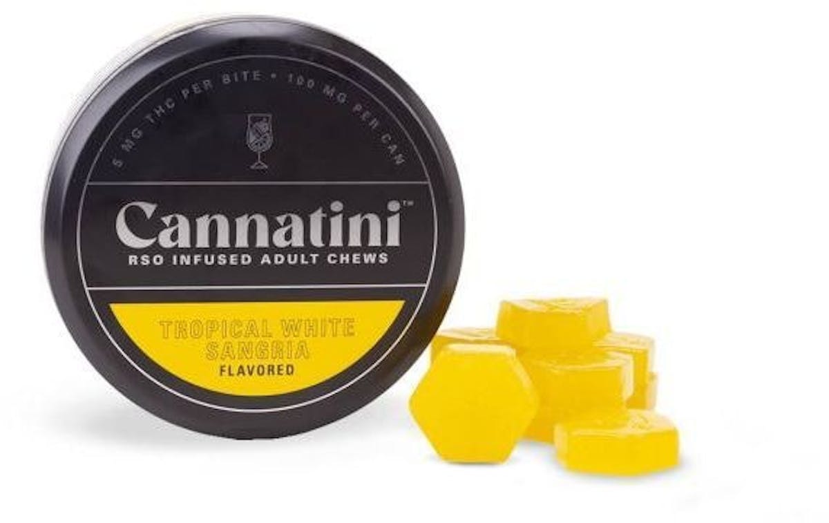 Tropical White Sangria Gummies 20pk .1g Edibles | Cannatini