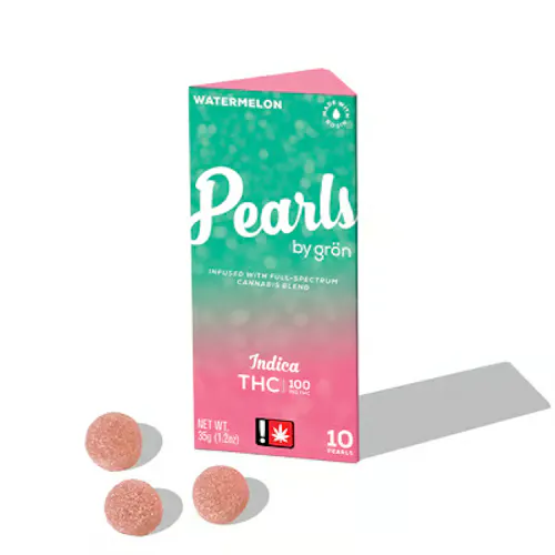 Watermelon | Pearl Gummies | 10pk | 100mg - QUBE NYC