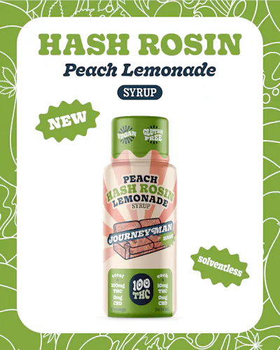 Shop Journeyman | Hash Rosin Syrup | Peach Lemonade | 2oz/100mg In New ...