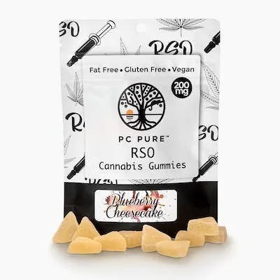 PC PURE | Edible | RSO Gummies | Blueberry Cheesecake | 200mg