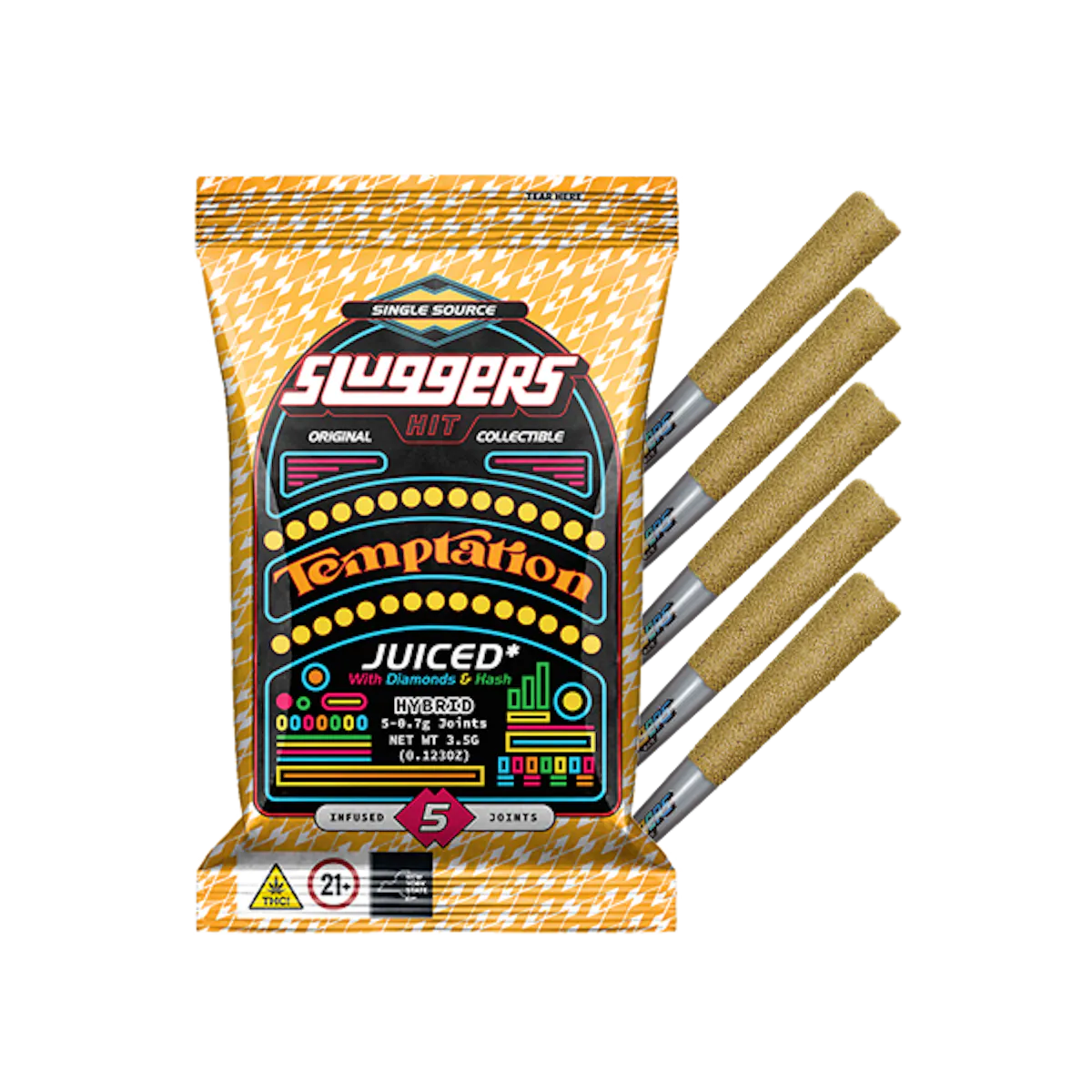 Sluggers | Infused Preroll 5 Pack | Juiced | Temptation - ZenZest ...