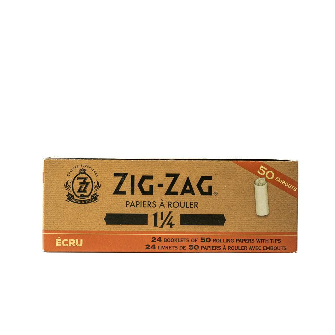 Zig Zag - Rolling Papers + Tips - 1¼ - Unbleached | Sessions Cannabis