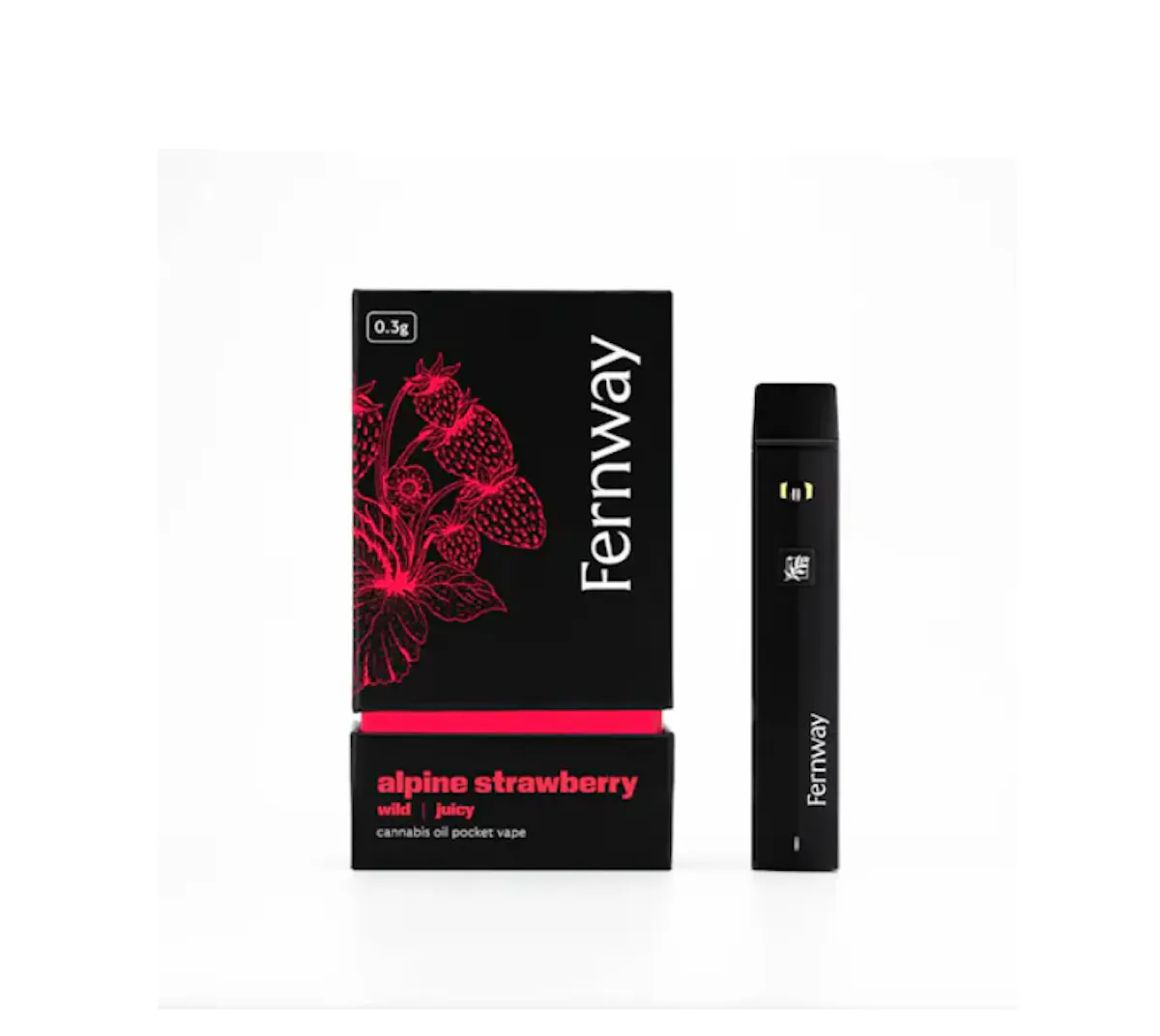 Fernway Alpine Strawberry 1g Traveler 1g Vaporizers | Fernway