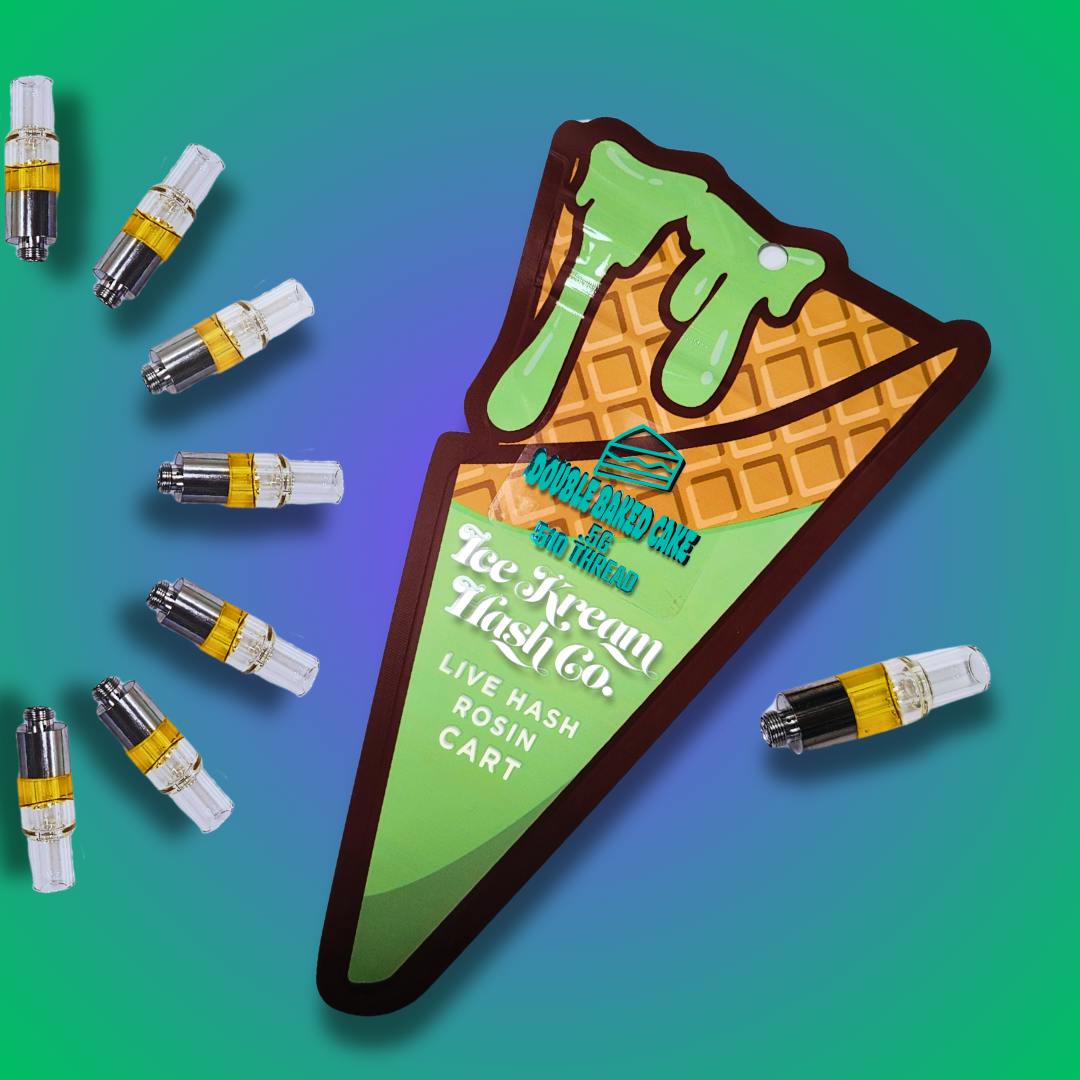 Ice Kream Hash Co. | Orange Cookie Chem | Live Rosin Cartridge | 0.5g | Vaporizers | New Standard