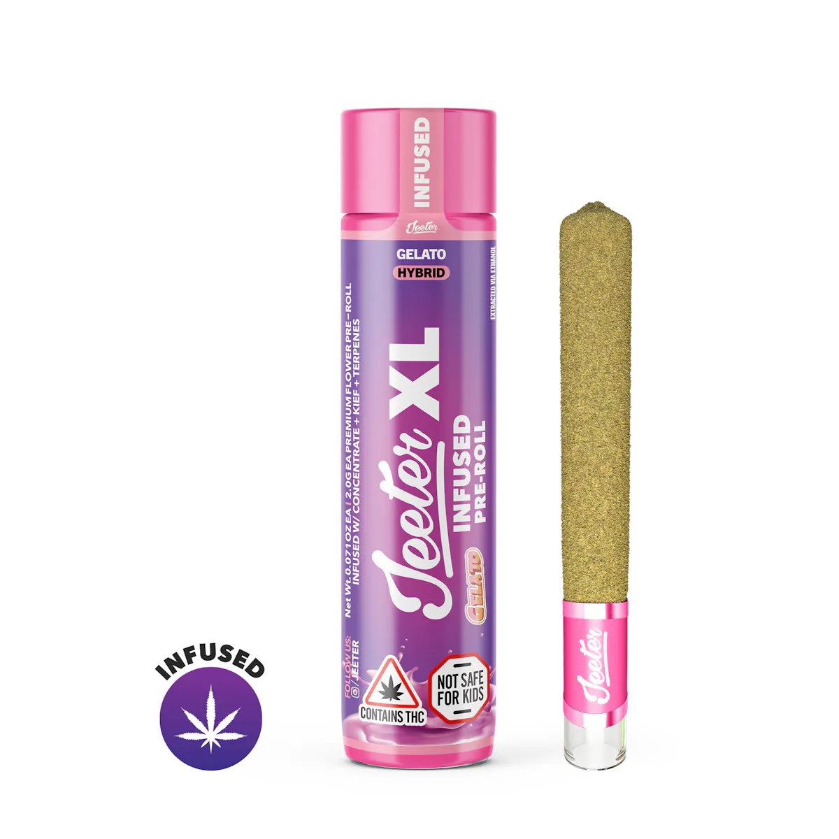 Gelato Jeeter XL Infused Pre-Roll | 2g 2g Pre-rolls | Jeeter