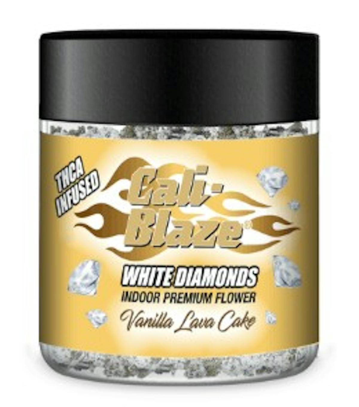 Cali-Blaze Vanilla Lava Cake 3.5g THCa Diamond Infused 1/8oz Flower | Cali Blaze
