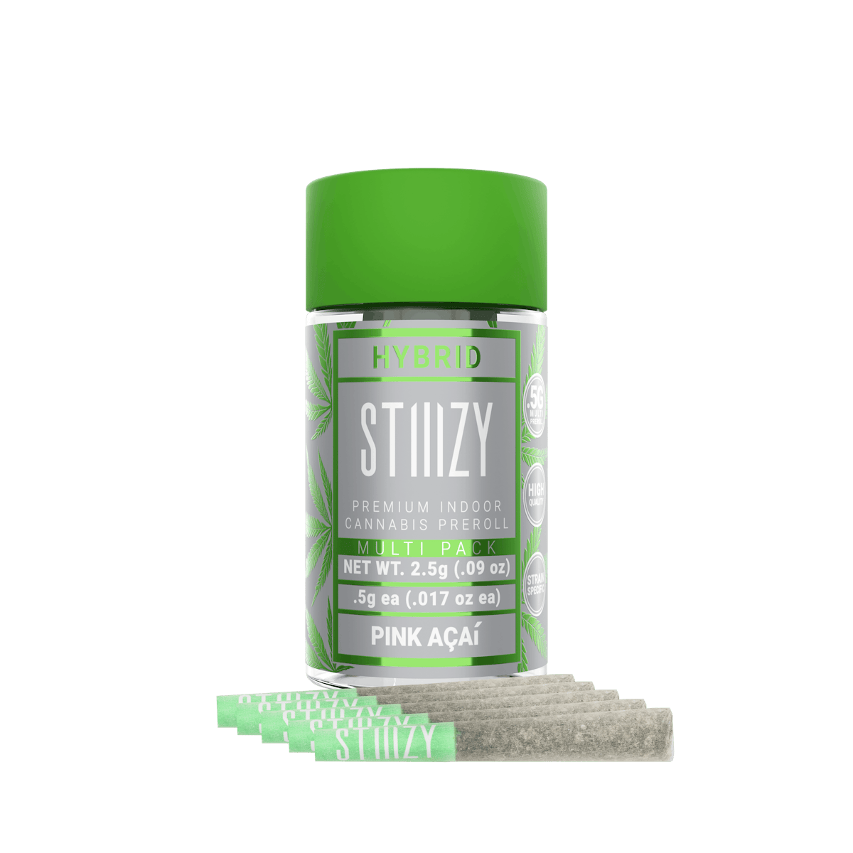 Pink Acai 40's Infused Pre-Roll 0.5g 5-pack | 2.5g - ZenZest - Pink ...