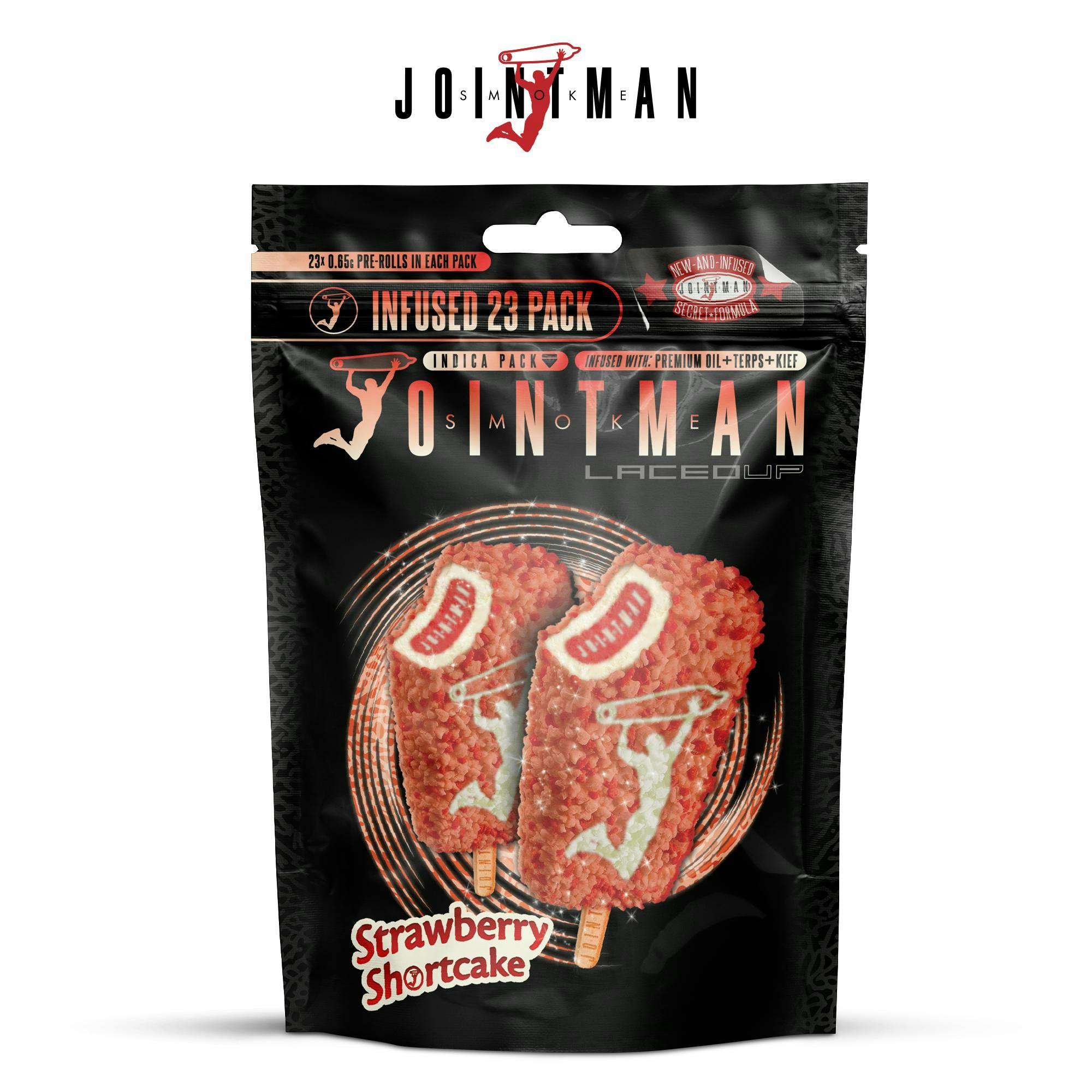 Buy Jointman - 23-Pack .65g Infused Prerolls - Strawberry Shortcake Pre ...