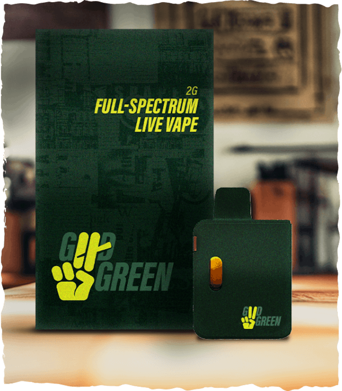 Good Green l Jet Fuel OG Full Spectrum Live Vape Pen (Disposable) l 2g ...