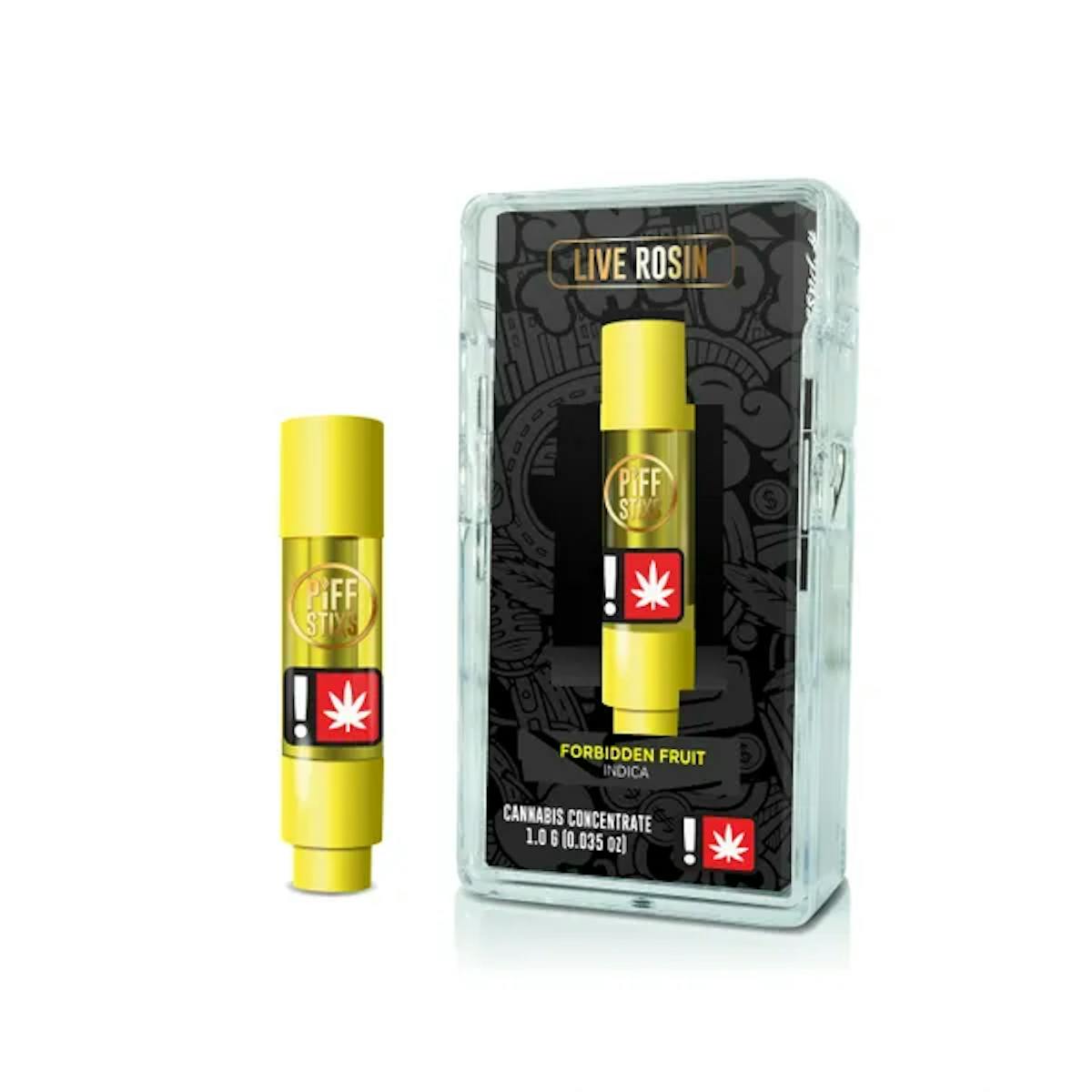 Piff Stixs 1g MIMOSA Live Rosin Glass Cart 1g Vaporizers | Piff Stixs