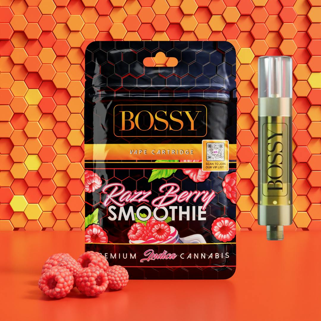 AU | Bossy | Razz Berry Smoothie Indica Cart | North Coast Provisions