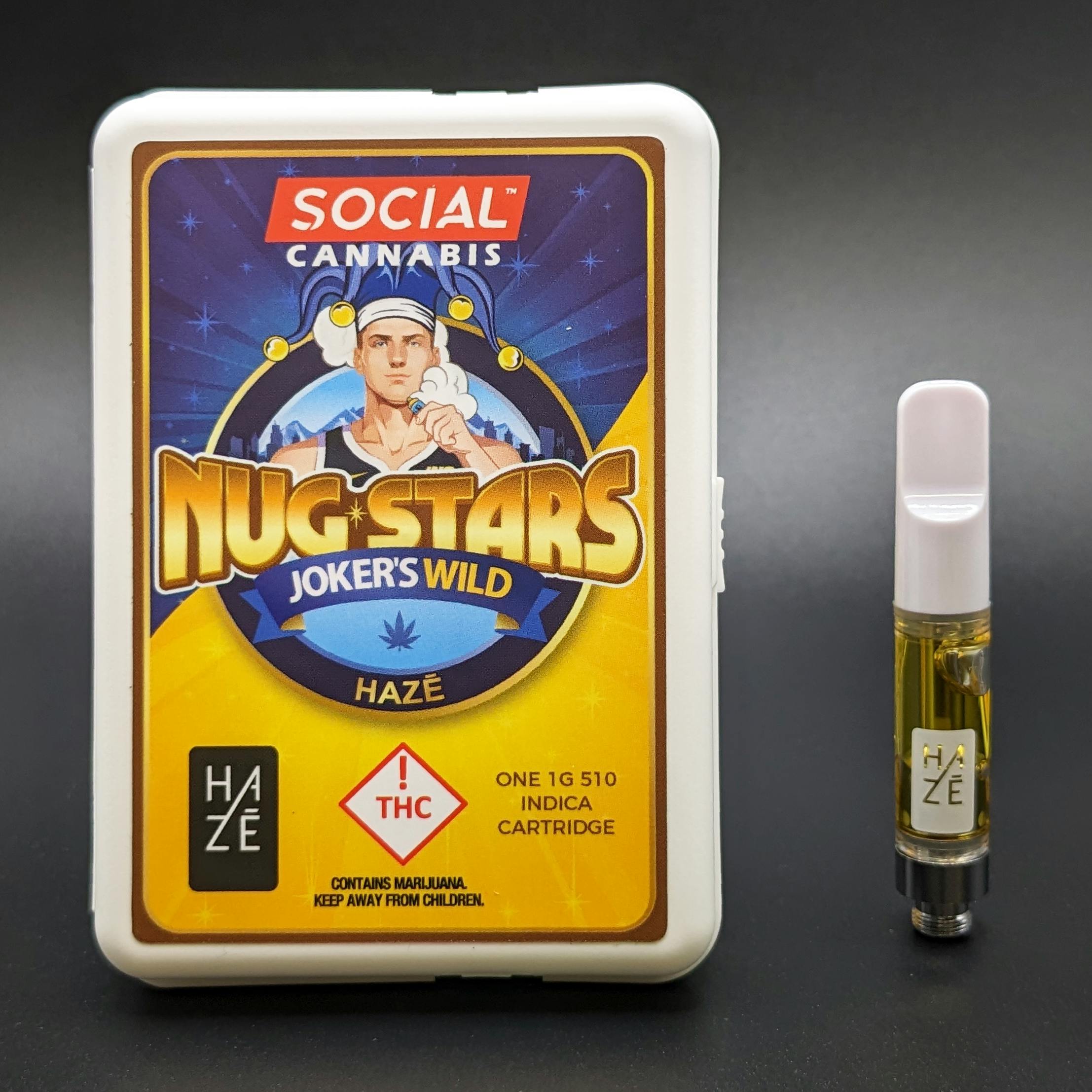 Haze – Nug Stars Cartridge: Jokers Wild – Courtside Kush (I) 1g ...
